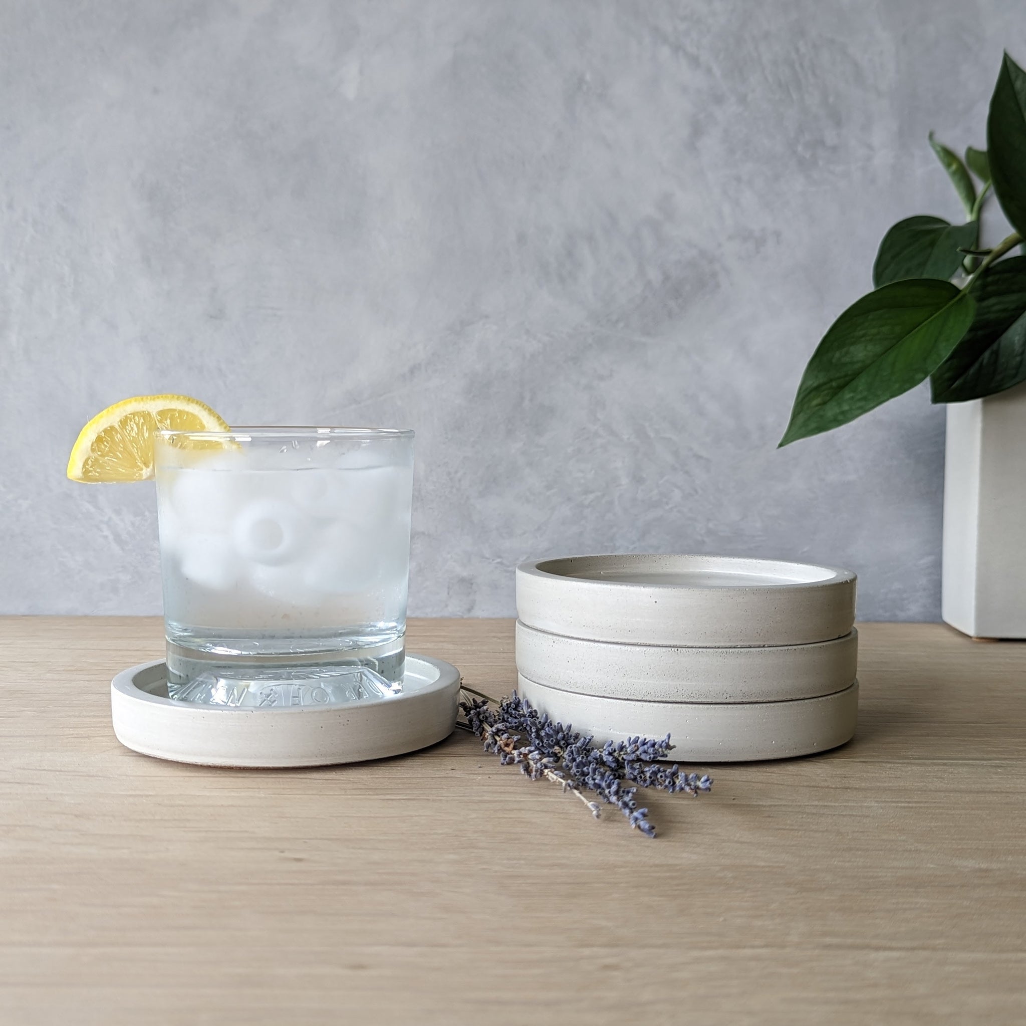 Concrete Coaster Set of Four – j.bird artisan concrete