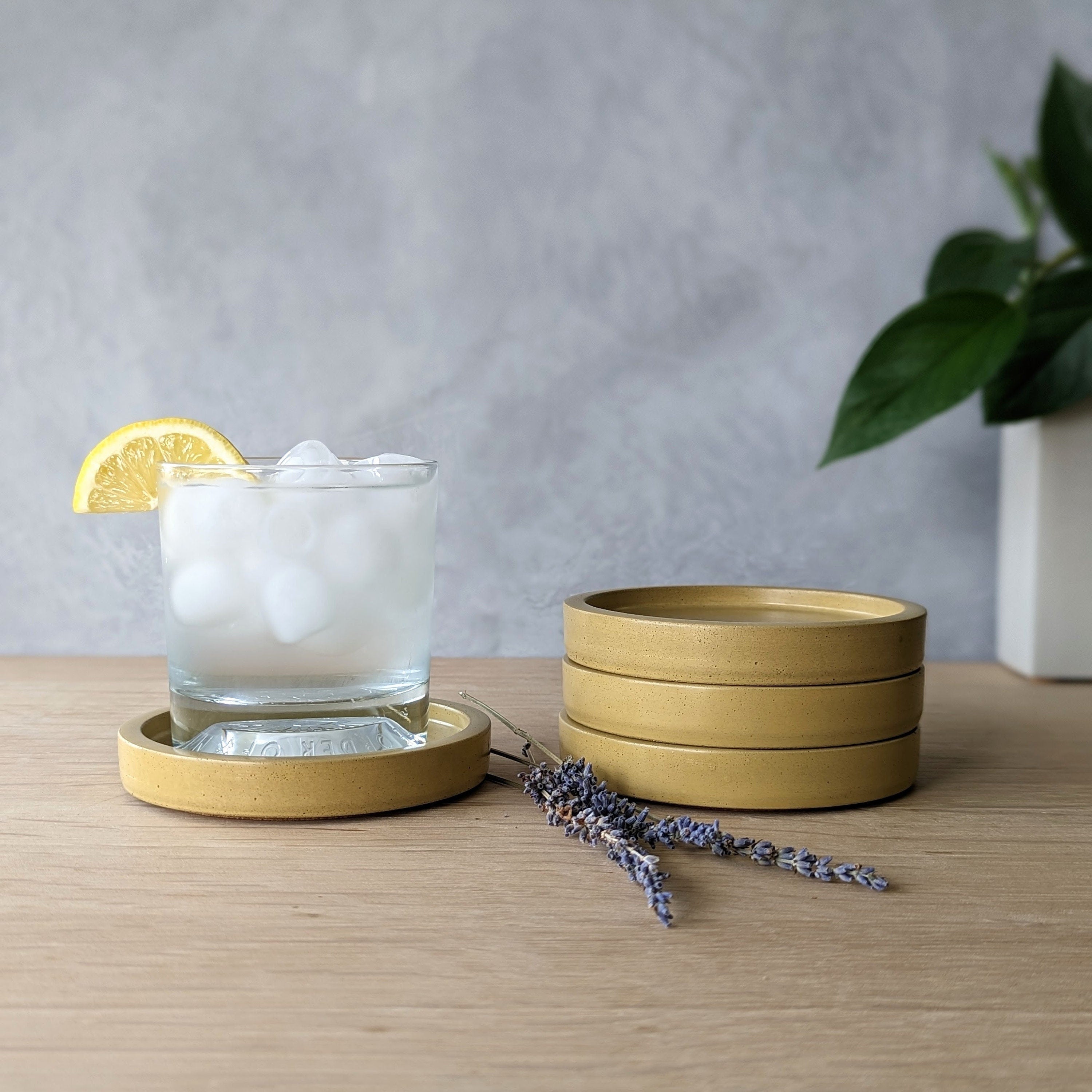 Concrete Coaster Set of Four – j.bird artisan concrete