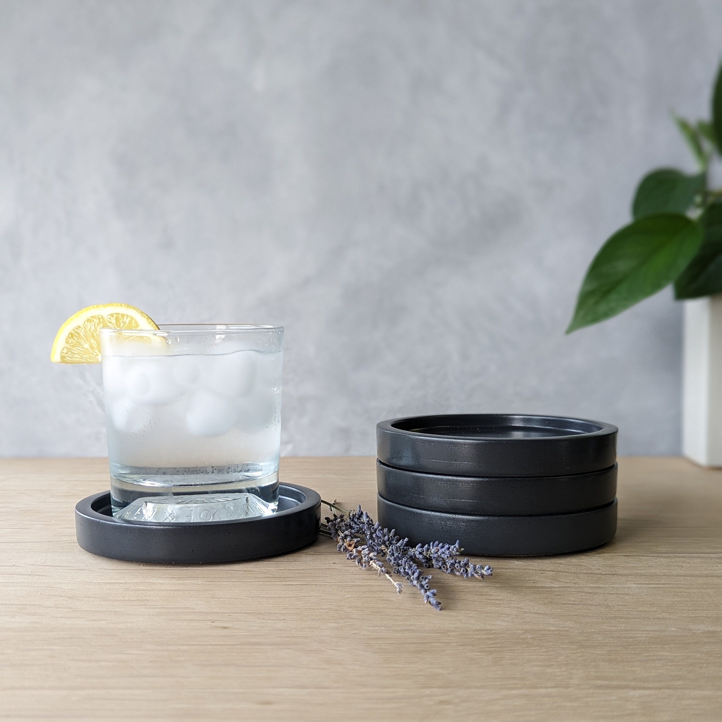 Concrete Coaster Set of Four – j.bird artisan concrete